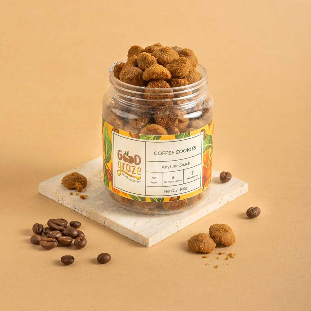 Coffee Cookies – Chewy, Crispy & Aromatic Coffee Bean Cookies | 200 g
