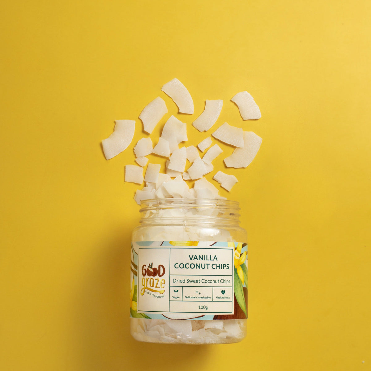 Organic Coconut Chips Trio | Crunchy Coconut Snacks – 300g Pack